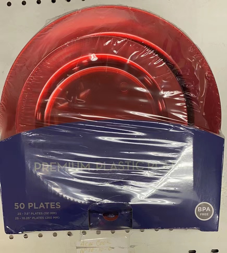 50PCS Plastic Premium Plates - Buy Wholesale at SoNice Party