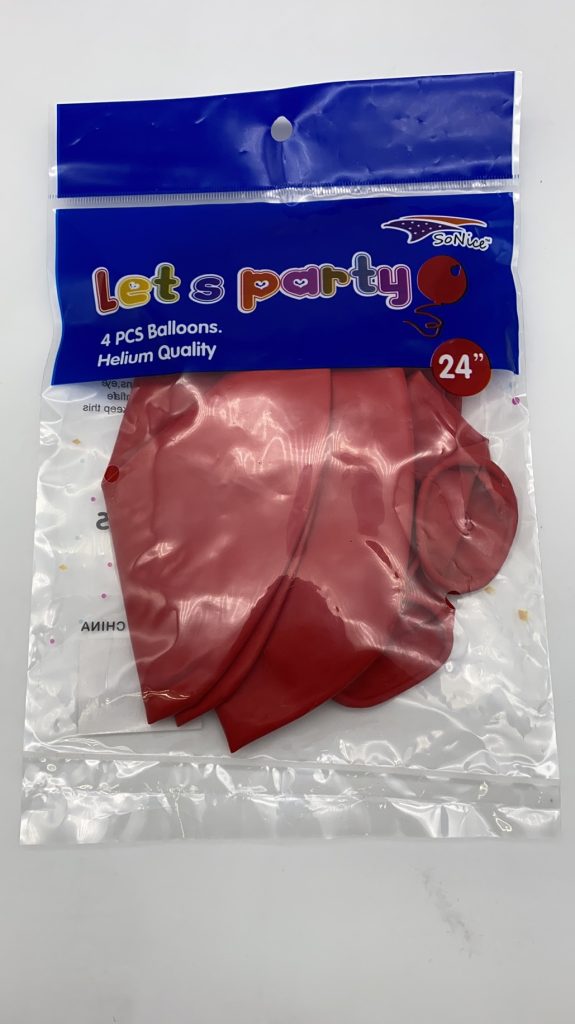 Red 24" Latex Balloons | Wholesale Giant Party Balloons