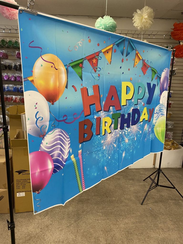 Vinyl Party Backdrop Banner — Buy Wholesale at SoNice Party