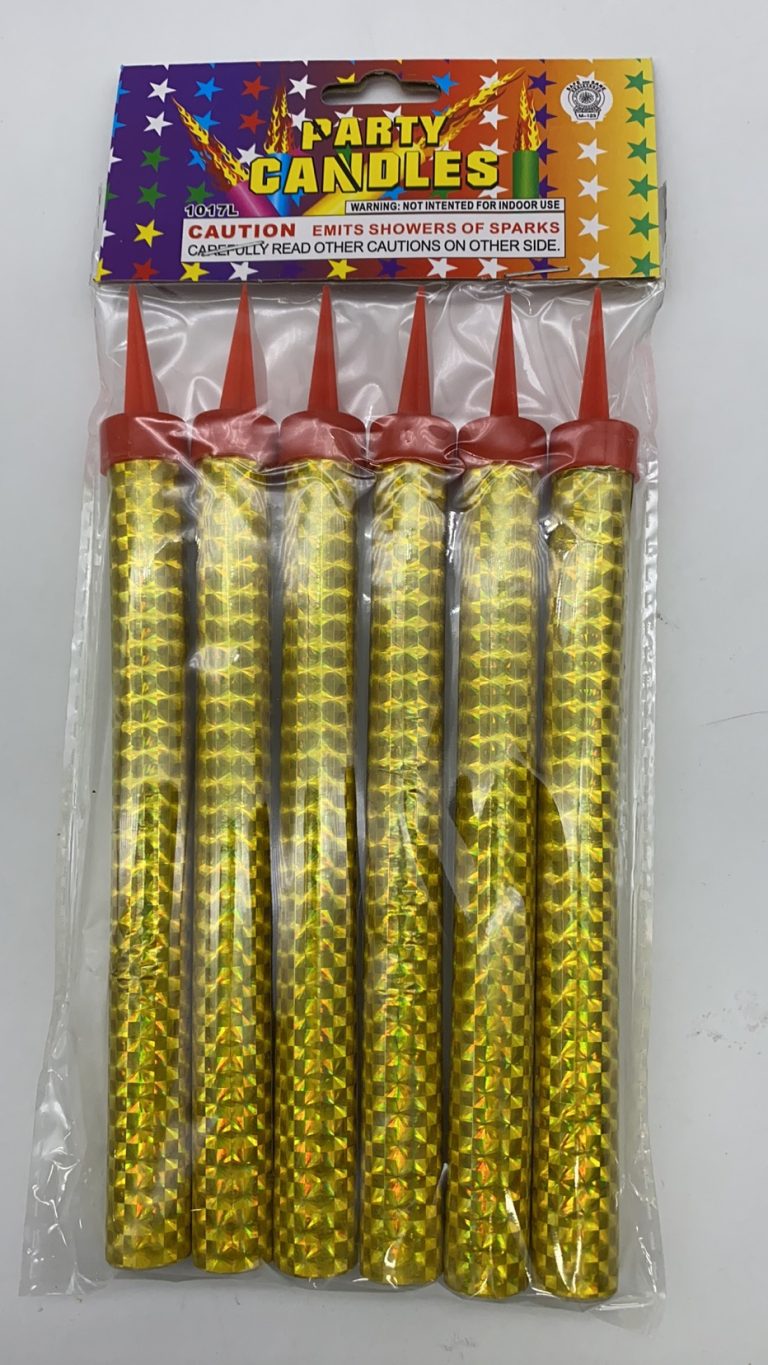 Sparkler Candles 6pcs gold — Buy Wholesale at SoNice Party