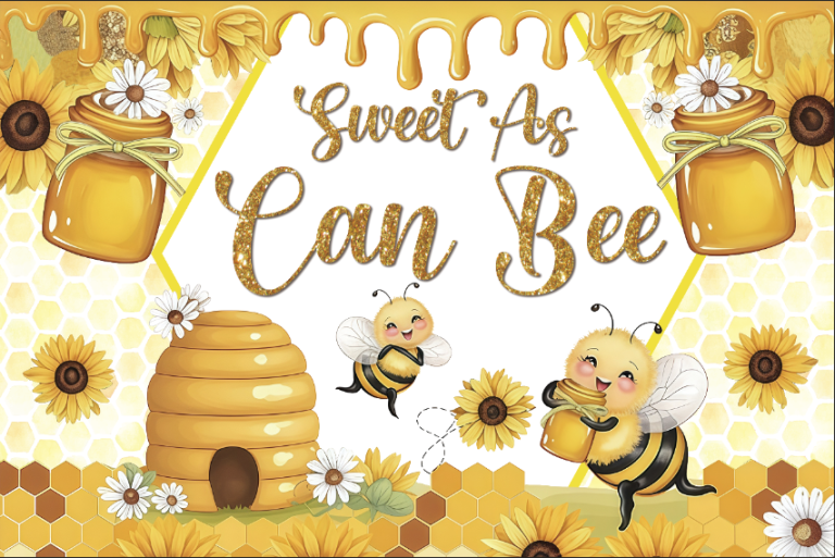 Vinyl Party Backdrop Banner ,BEE — Buy Wholesale at SoNice Party